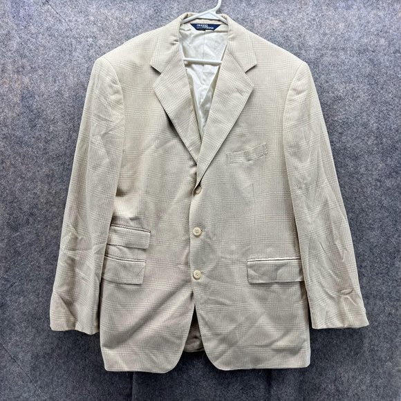 Polo Ralph Lauren | Suits & Blazers | Polo Ralph Lauren Blazer Men 42 Adult Beige Outdoors 3 ...